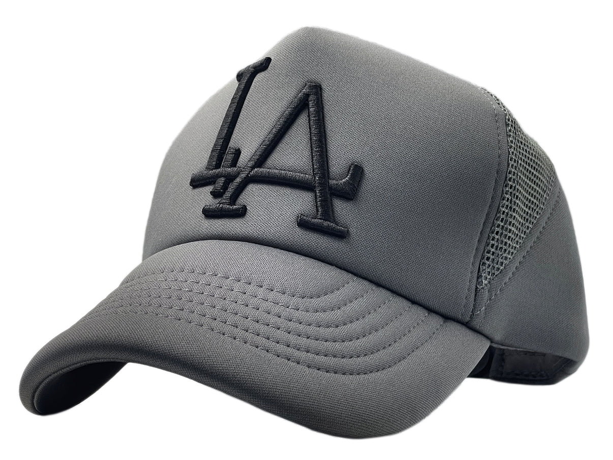 LA Trucker Cap - Grey – Like Black
