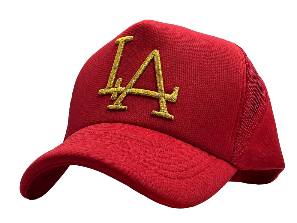LA Trucker Cap - Red – Like Black